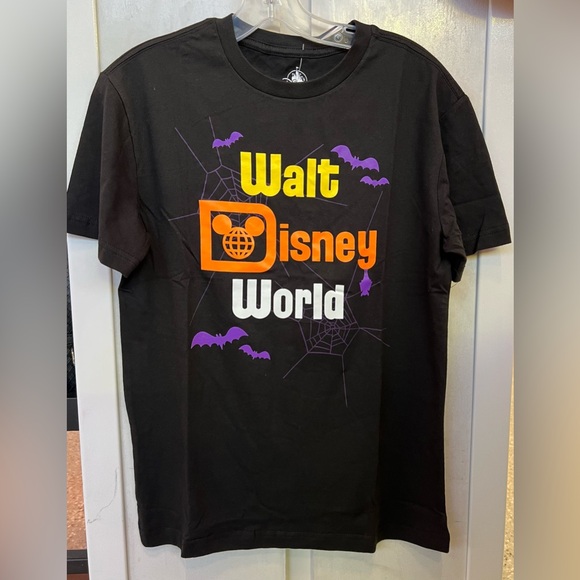 Disney | Shirts | Walt Disney World Parks Icon Halloween Bats Adult ...